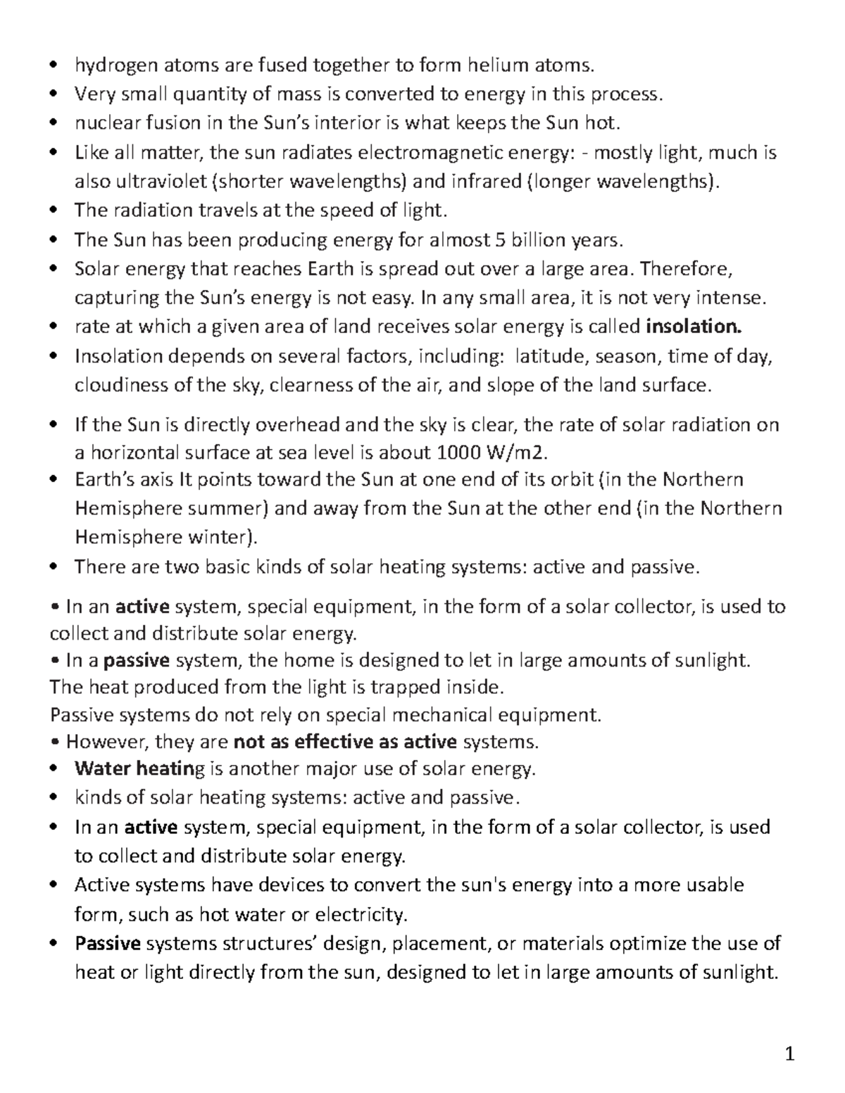 LO.10 Renewable Energy Sources - hydrogen atoms are fused together to ...