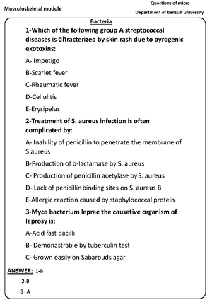 Sample_exams_to_post__1_ - Department of MSK module bensuif university ...