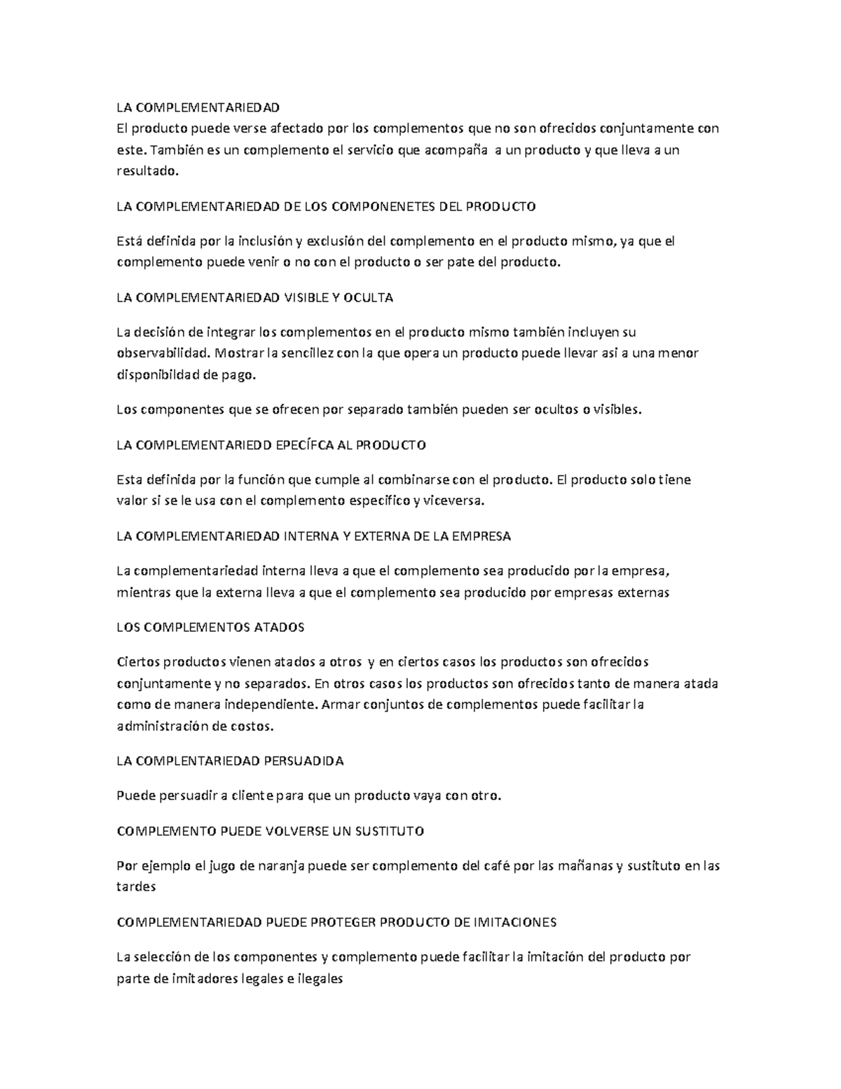 Cap-5-complementariedad compress - LA COMPLEMENTARIEDAD El producto ...