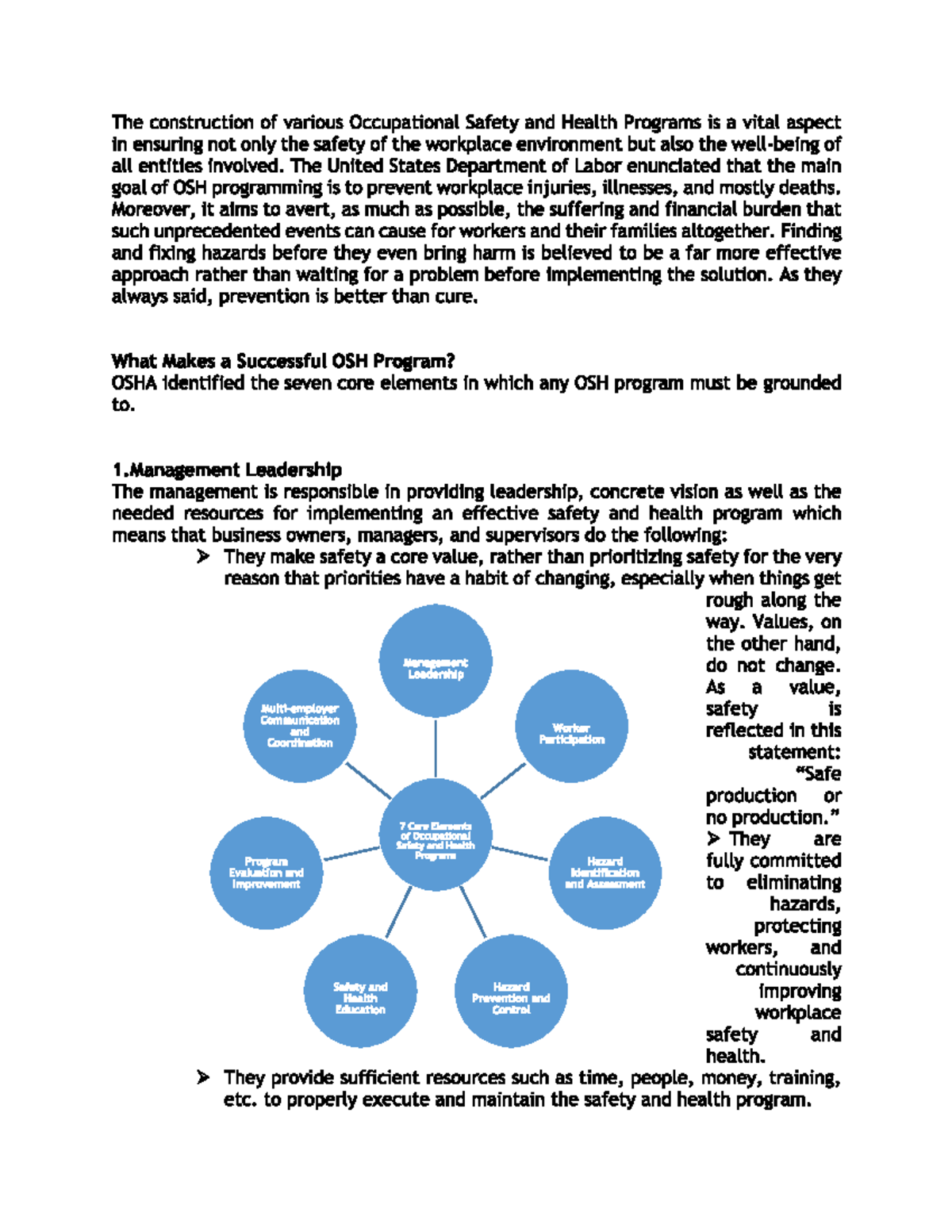 OSH-programming - BS in Mechanical Engineering - Studocu