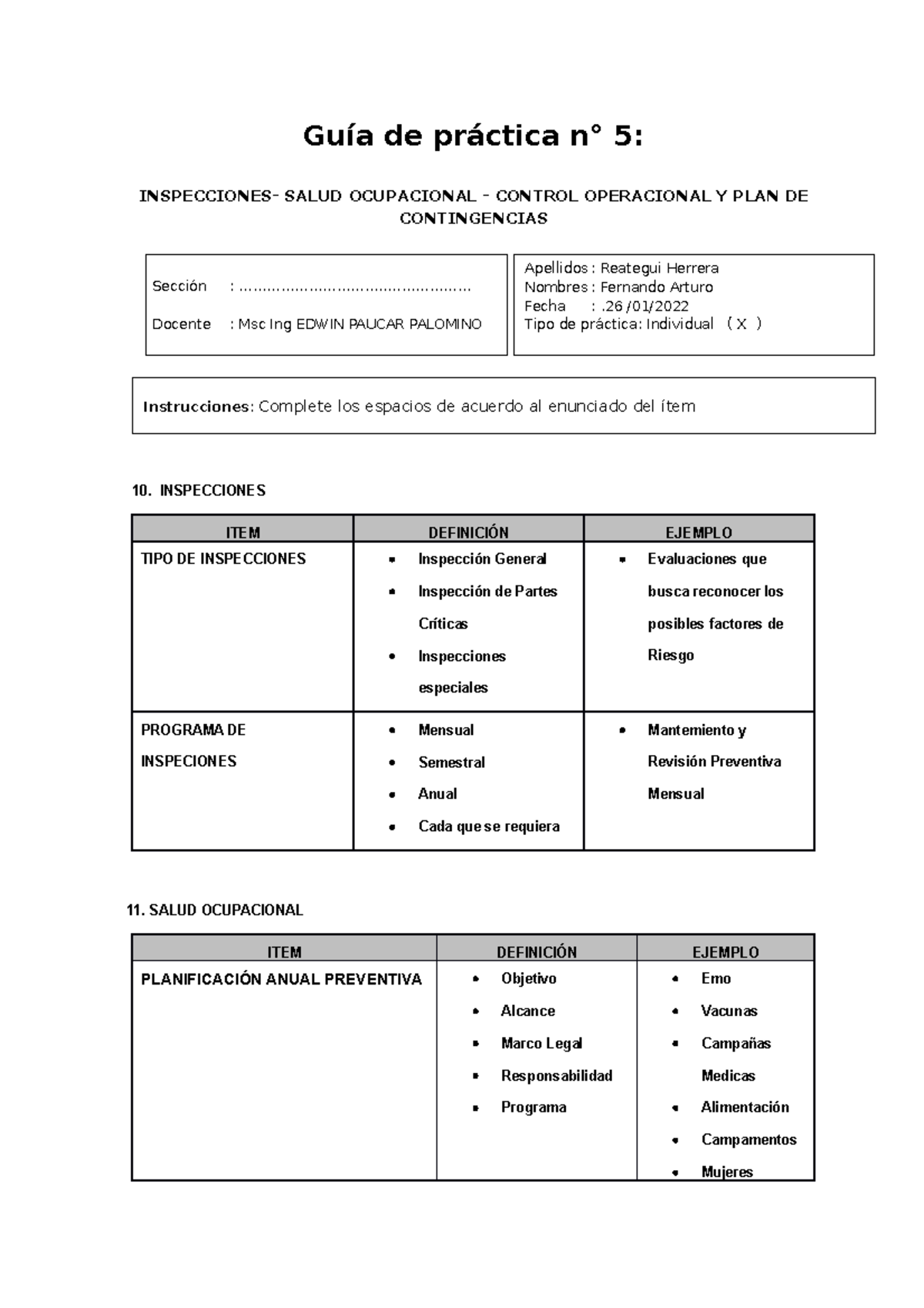 Sesión 05 insp-so-co-pc - Guía de práctica n° 5: INSPECCIONES- SALUD ...