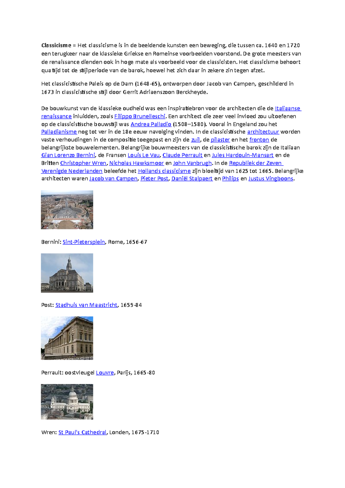 Classicisme Renaissance Eclecticisme en Van Nelle fabriek Rotterdam ...