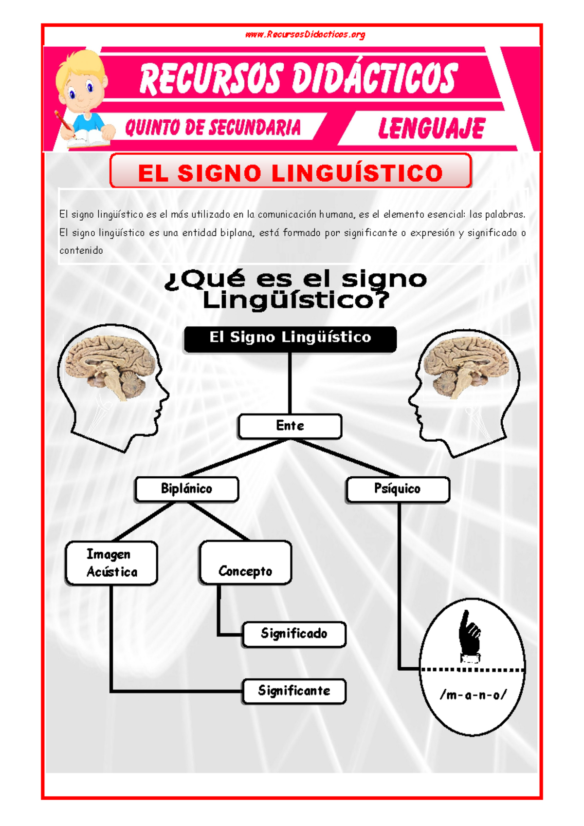 Que es el Signo Linguistico - EL SIGNO LINGUÍSTICO El Signo Lingüístico ...
