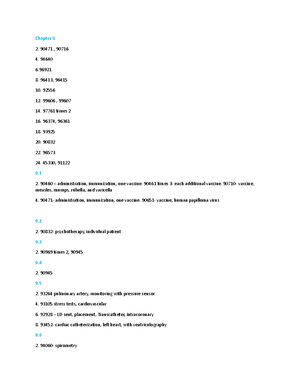 coding test exam - Question 1 2 out of 2 points An established patient ...