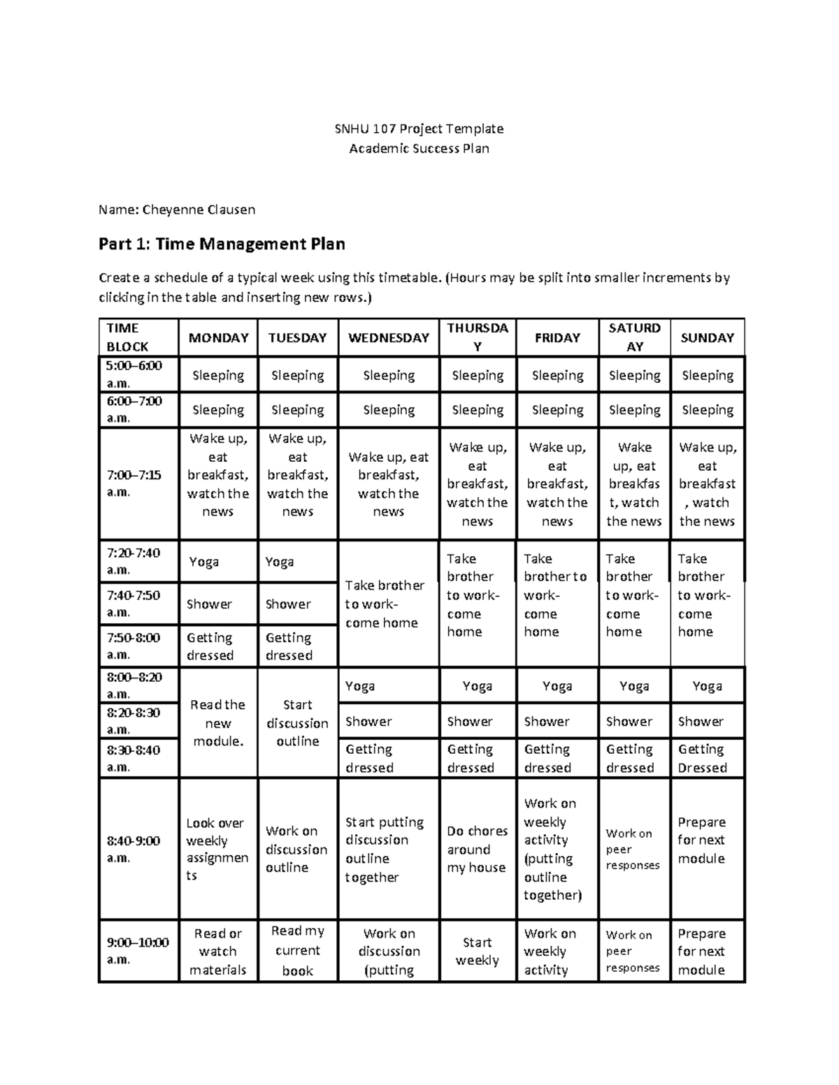 Module Seven Project - graded. got good grade - SNHU 107 Project ...