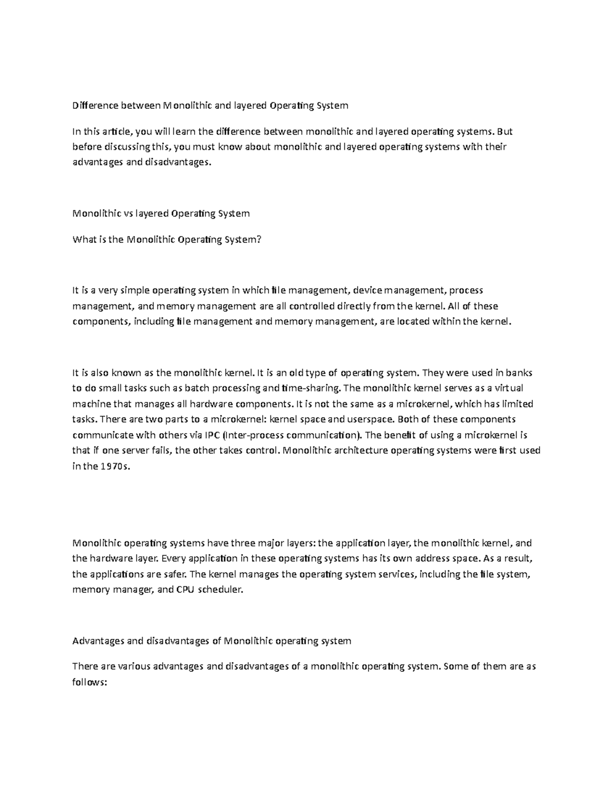 Difference betw11-WPS Office - Difference between Monolithic and ...