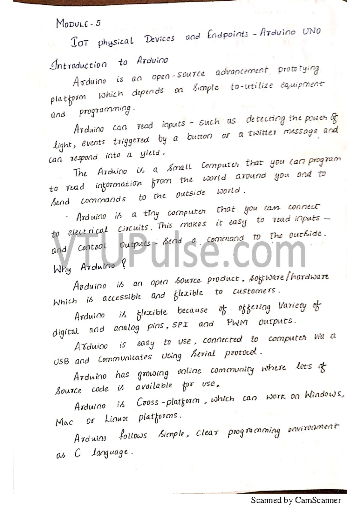 M5 - Iot note for m5 - Internet Of Things - Studocu