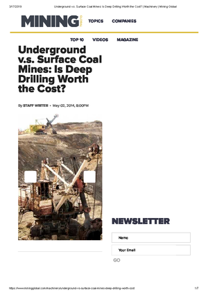 Hoisting Equipment for a small scale mine - 1 UNIVERSITY OF ZIMBABWE ...
