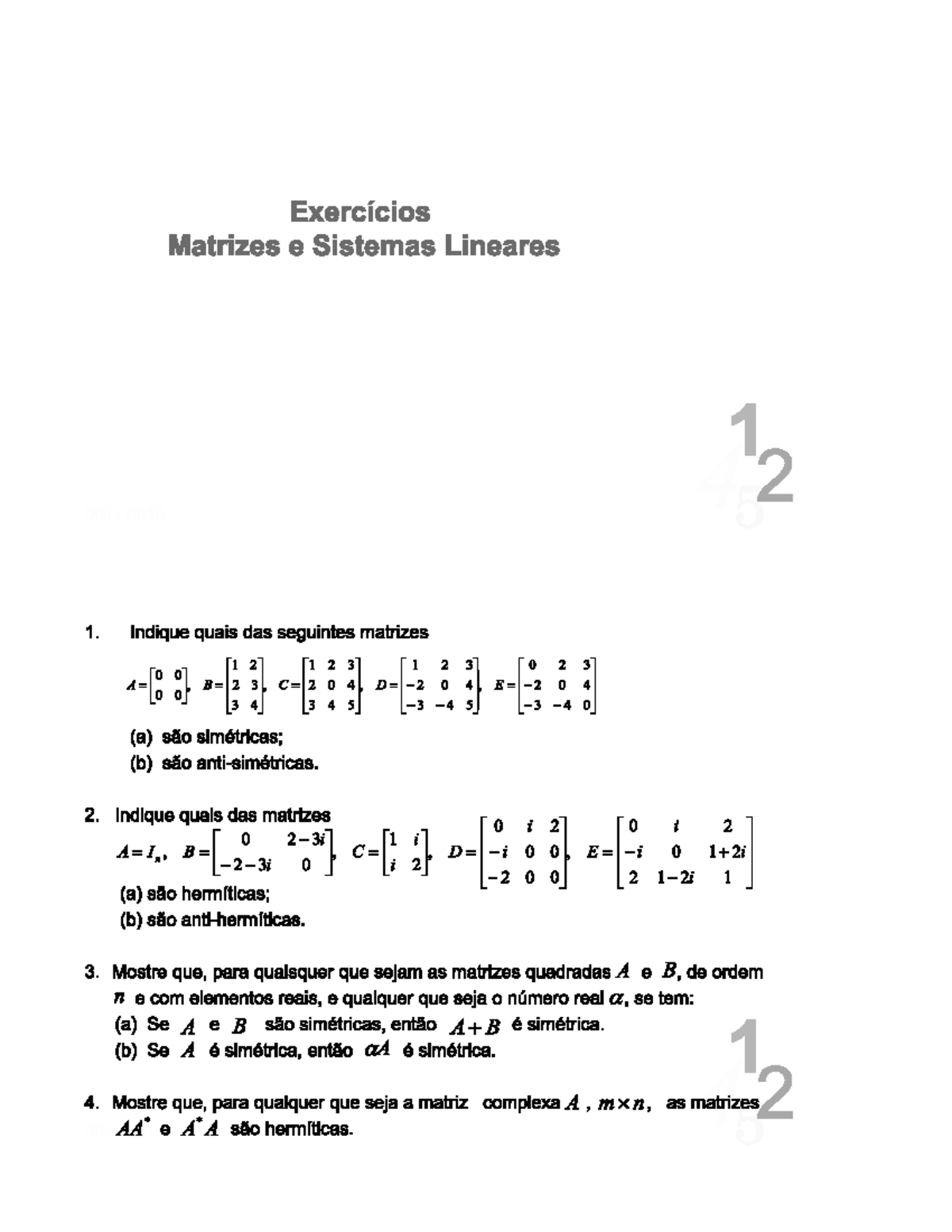 Algebra Linear e Numerica - Álgebra Linear E Numérica - Studocu