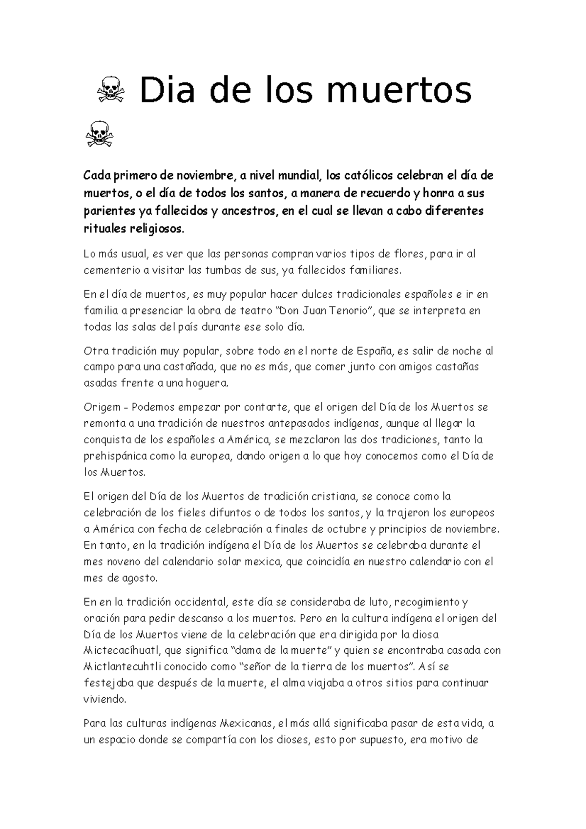 Trabalho dia dos mortos aluno Marcos Henrique - ☠ Dia de los muertos ☠ ...