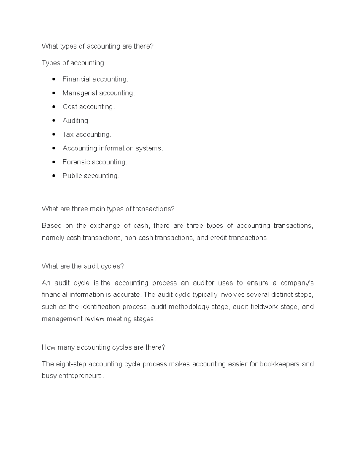 ACC 5 - Ms. April Mae Singson - What types of accounting are there ...