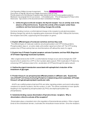 Cancer Biology Notes 1 - CANCER BIOLOGY Cancer is a complex disease ...