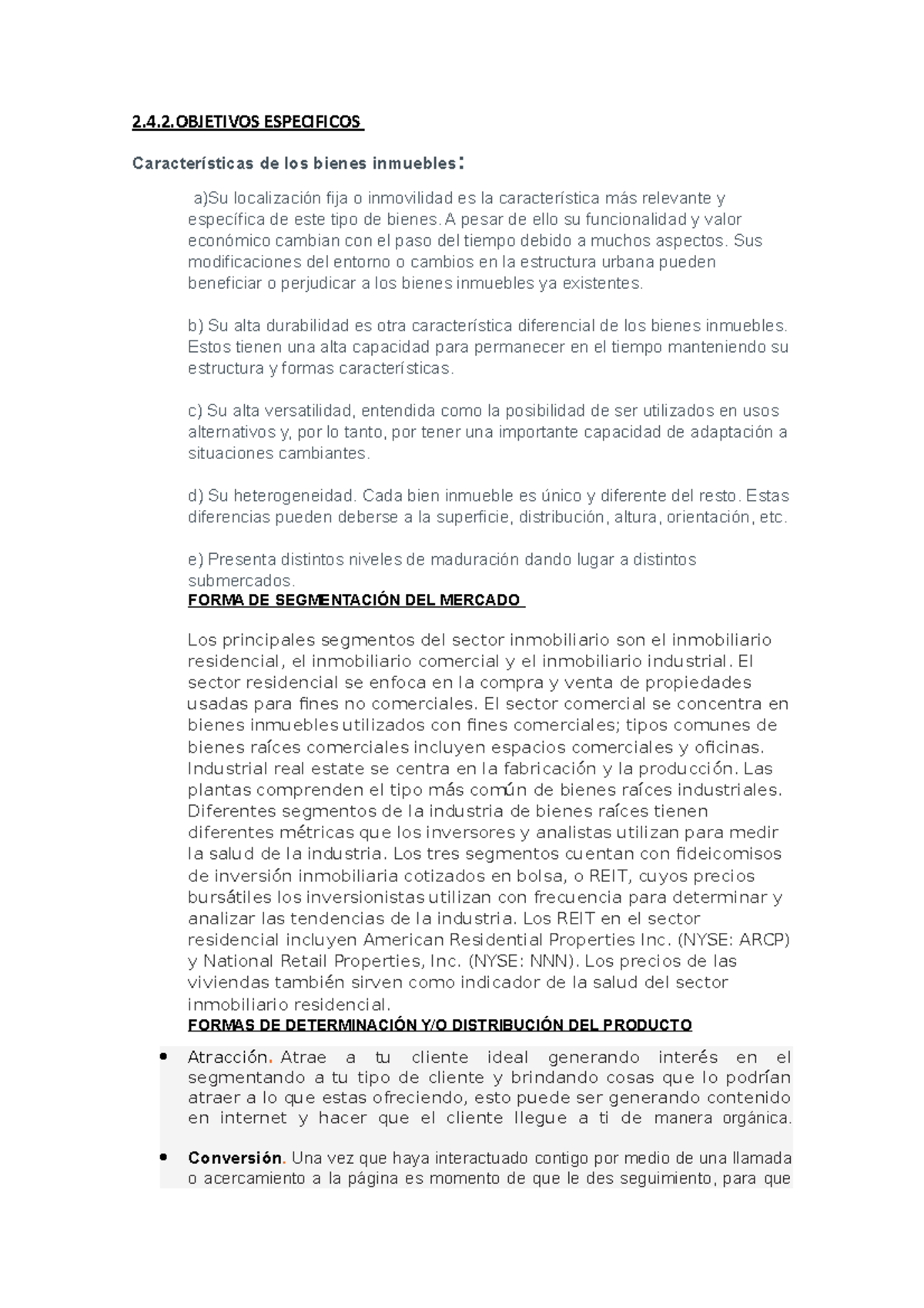 Objetivos Especificos de manera explicativa y deductiva - Derecho ...