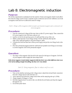 Lab 1 physics 2-Coulombs Law Final - Group Members: 43 Allison Guertin ...