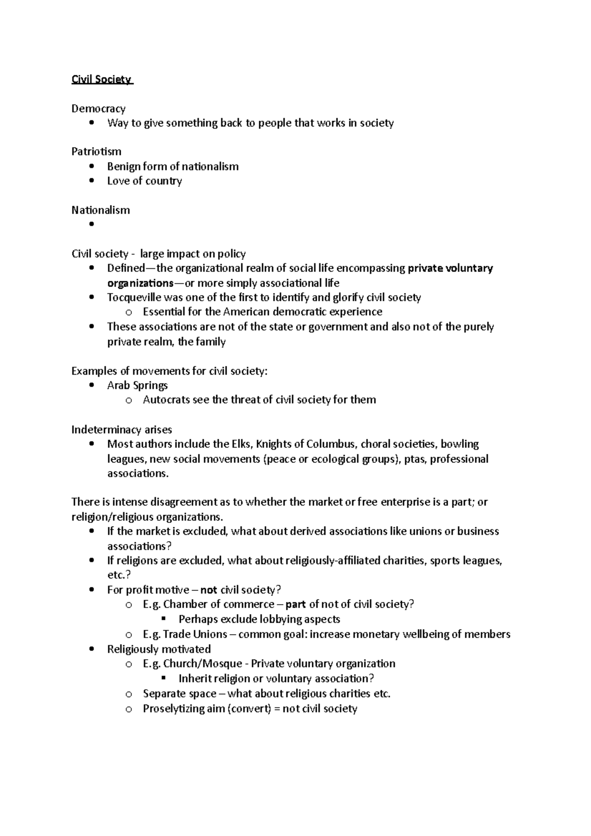 Civil Society - Civil Society Democracy Way to give something back to ...