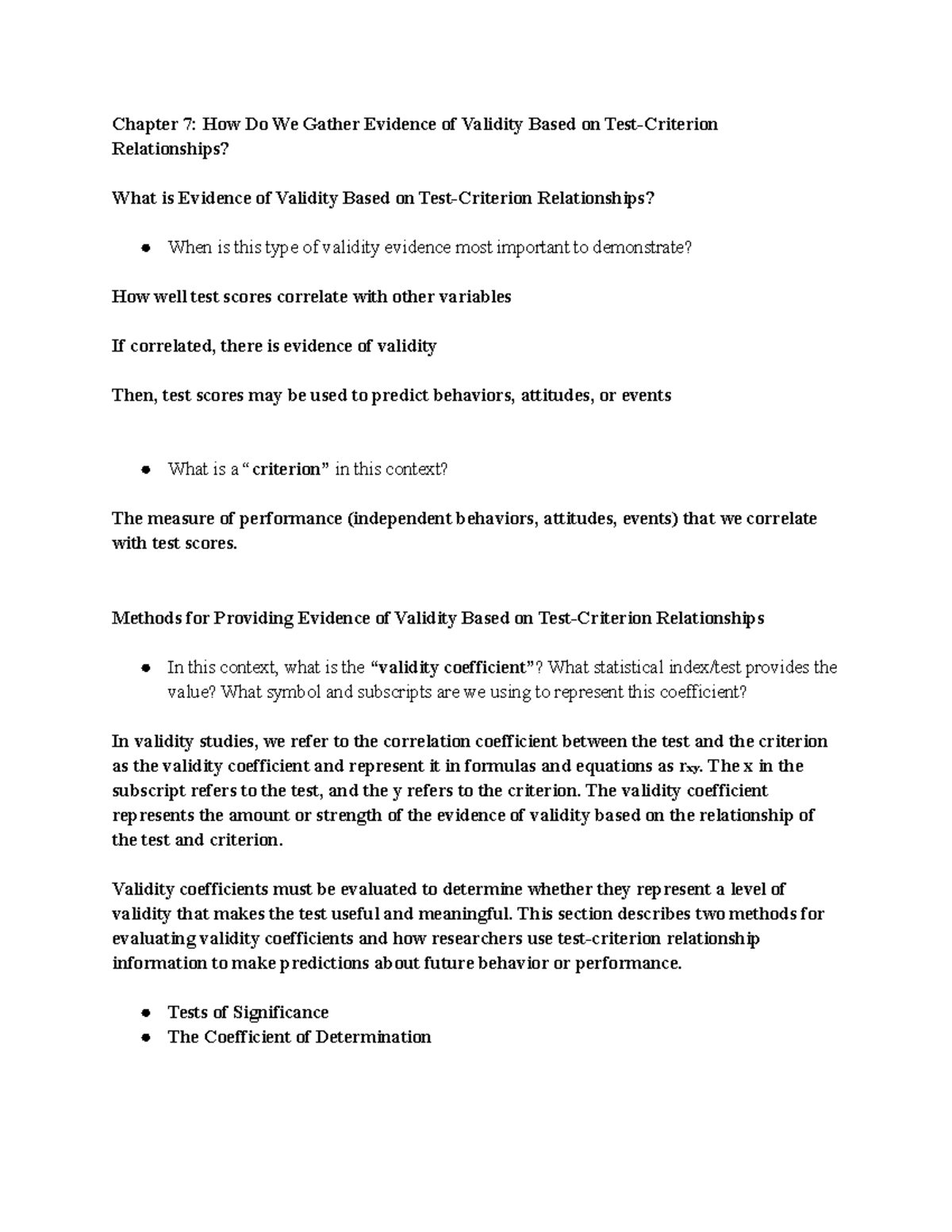 Psych 120 Chapter 7 Exam 2 - Chapter 7: How Do We Gather Evidence of ...