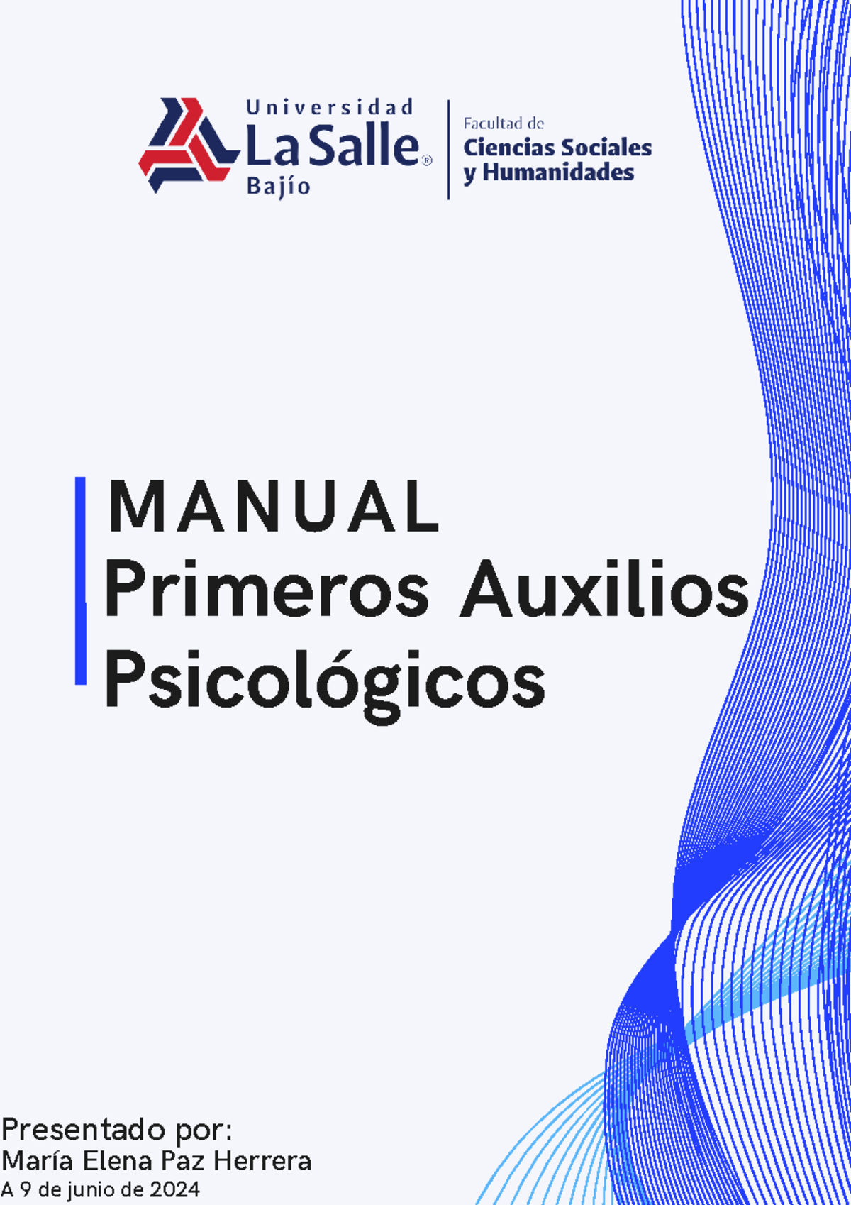 Manual Primeros Auxilios Psicológicos - MANUAL Primeros Auxilios Psicológicos Presentado por ...