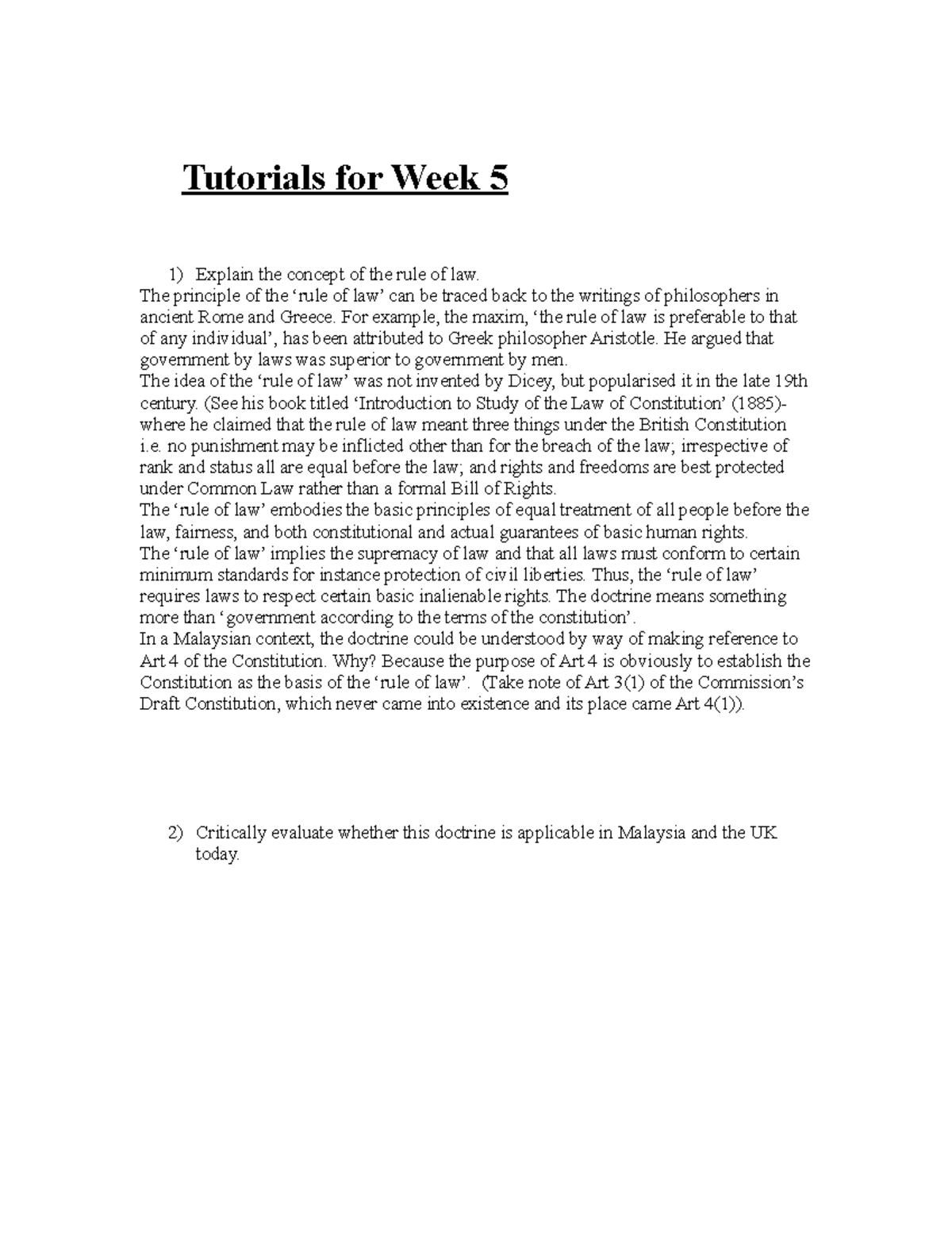 344088 Tutorials for Week 5 - Tutorials for Week 5 Explain the concept ...