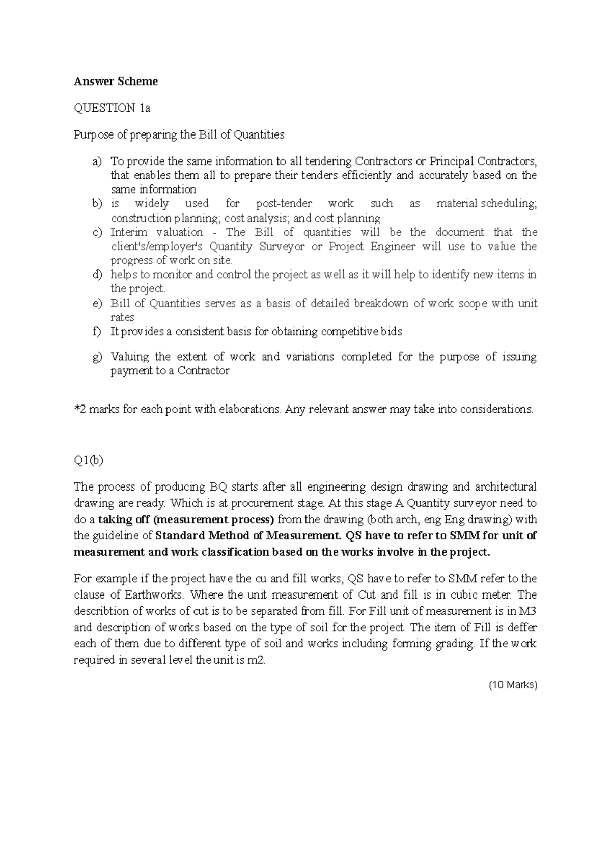 Answer Scheme Nov 18 Answer Scheme QUESTION 1a Purpose Of Preparing