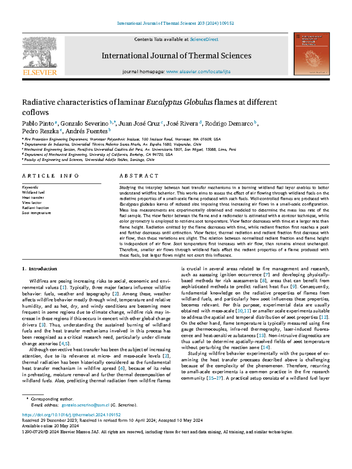 1-s2 - Paper - International Journal of Thermal Sciences 203 (2024 ...