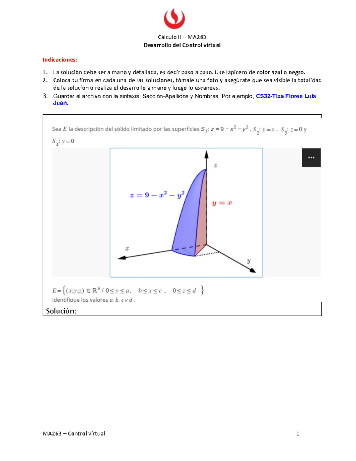 SV51-po- C·lculo II – MA Desarrollo del Control virtual MA263 – Control virtual 1 Indicaciones ...