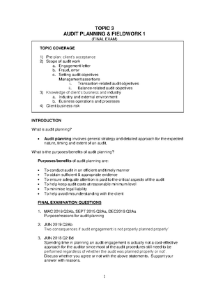 Audit Software Notes - Audit Express v3. Step by Step for Audit Work ...