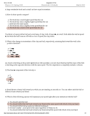Explanation 2 - Discussion - Module 1: Week 2 Kinematic Quantities in 1 ...