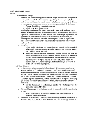EGEE exam 1 cheatsheet - EGEE cheat sheet Reagan March Doubling time ...