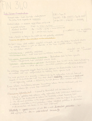 Part III - Fin 340 - Summary Part III - Corporate Finance - FIN 340 ...