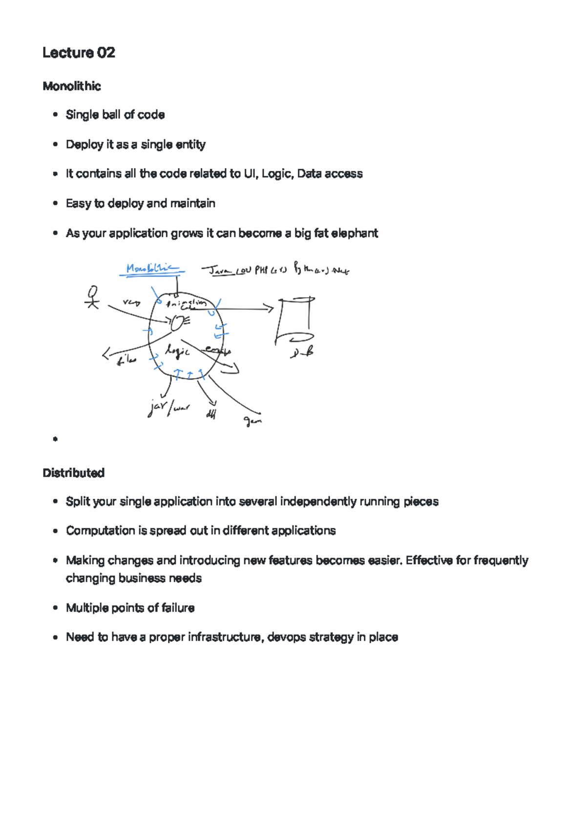 SA lec 02 notes 1628271492581 Software Architecture - Lecture 02 ...