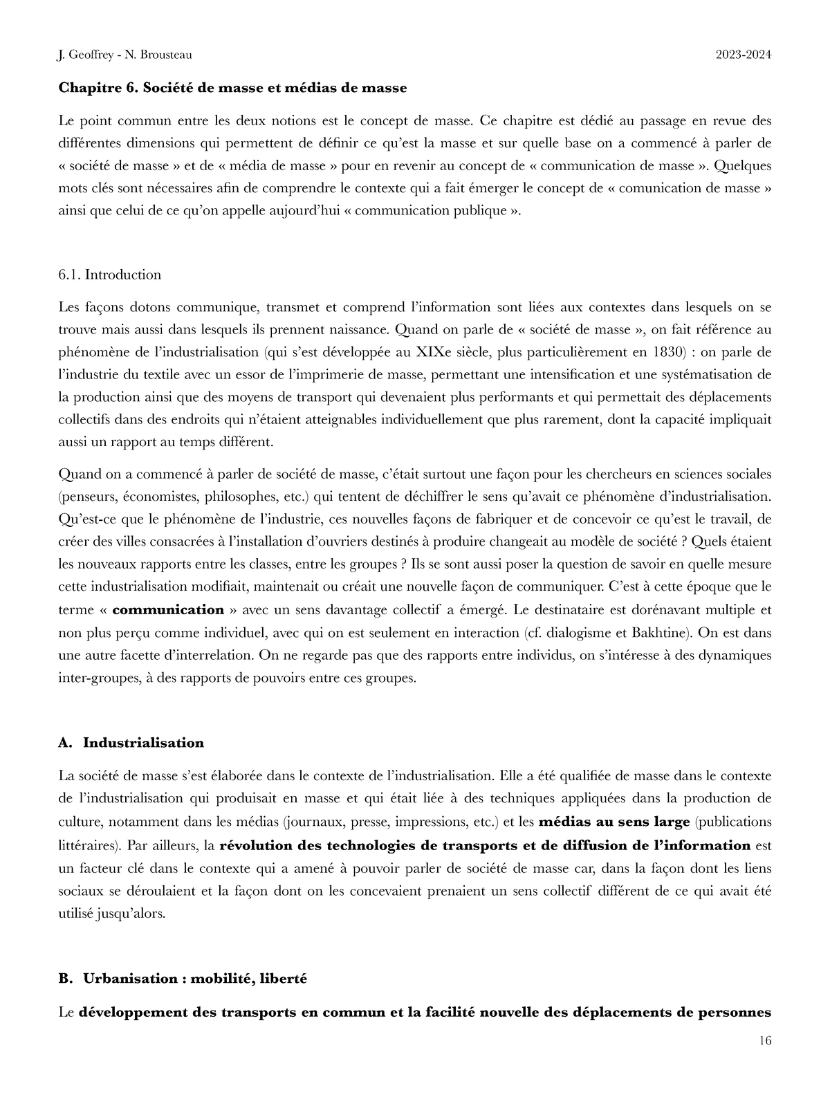 Théories de la Communication - 2e Partie - Chapitre 6. Société de masse ...