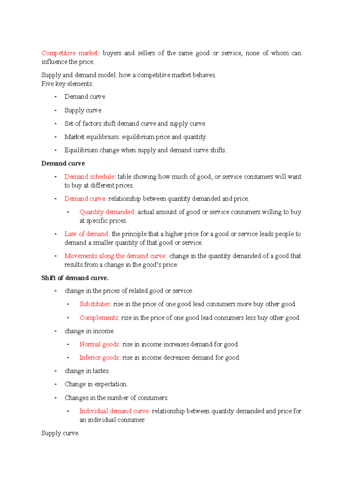 Econ-Ch 3 - fdsfsdf - Competitive market: buyers and sellers of the ...