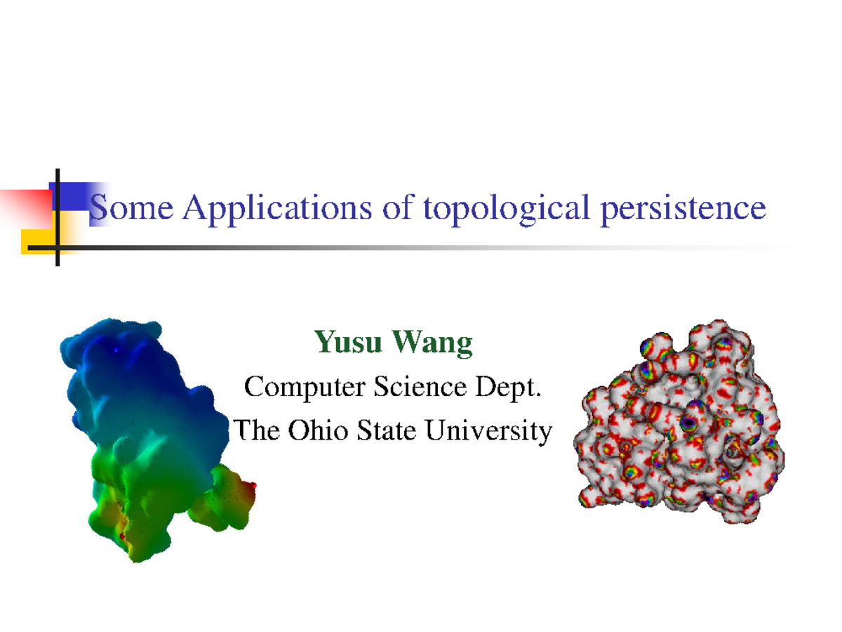 Lecture slides, lecture 6 - Some Applications of topological ...