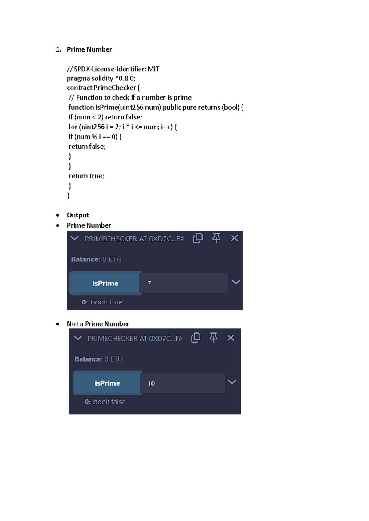Exp BC 2 - prime number using solidity - Prime Number // SPDX-License ...