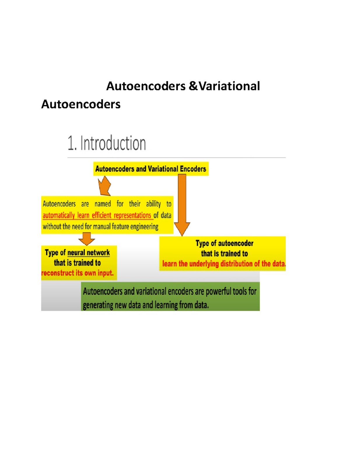 Autoencoders - Btech Cse - Studocu