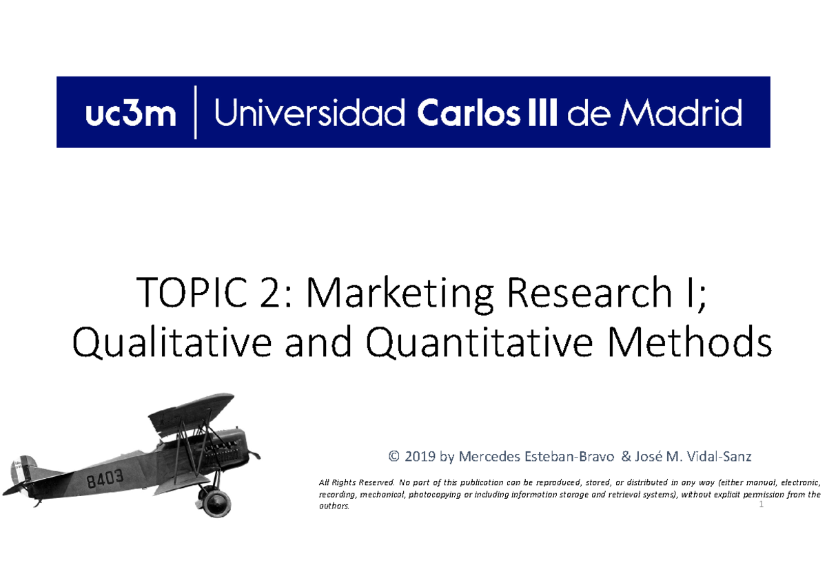Topic-2 - lecture2 - Warning: TT: undefined function: 32 TOPIC 2: Marketing Research I ...