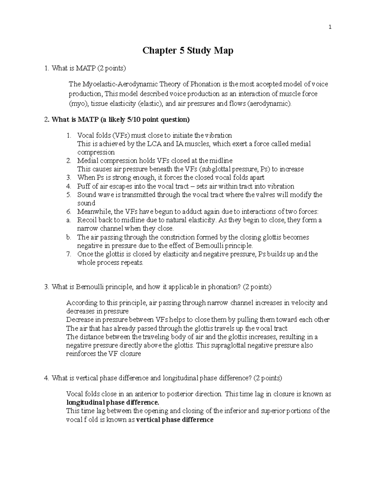 Chapter%205%20Study%20Map - 1 Chapter 5 Study Map 1. What is MATP (2 ...