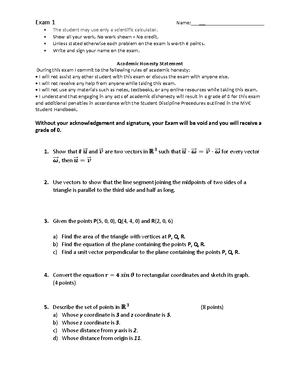 Calc 3 midterm review - MAT-1C - Studocu