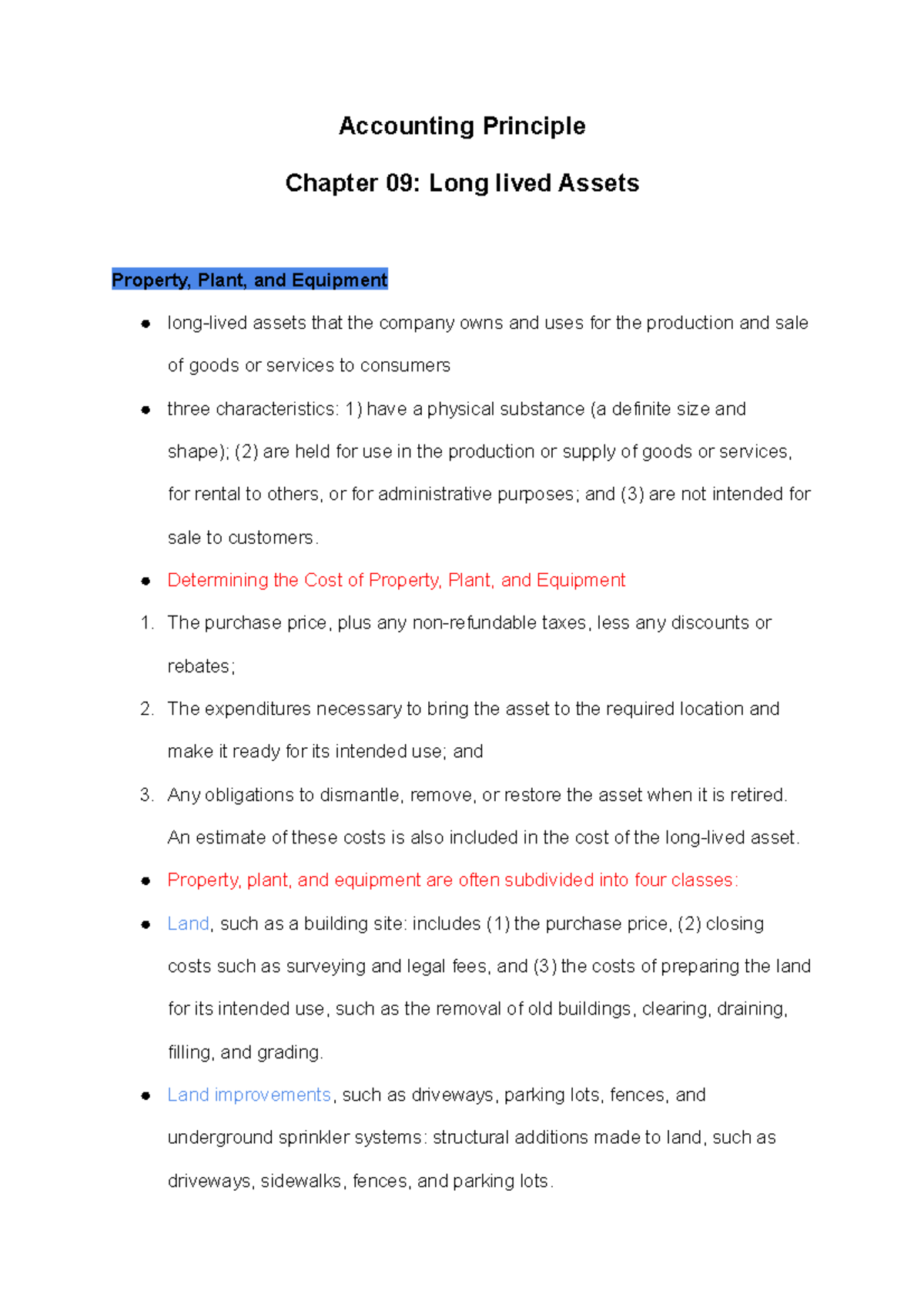 Accounting principles chapter 09 - Accounting Principle Chapter 09 ...