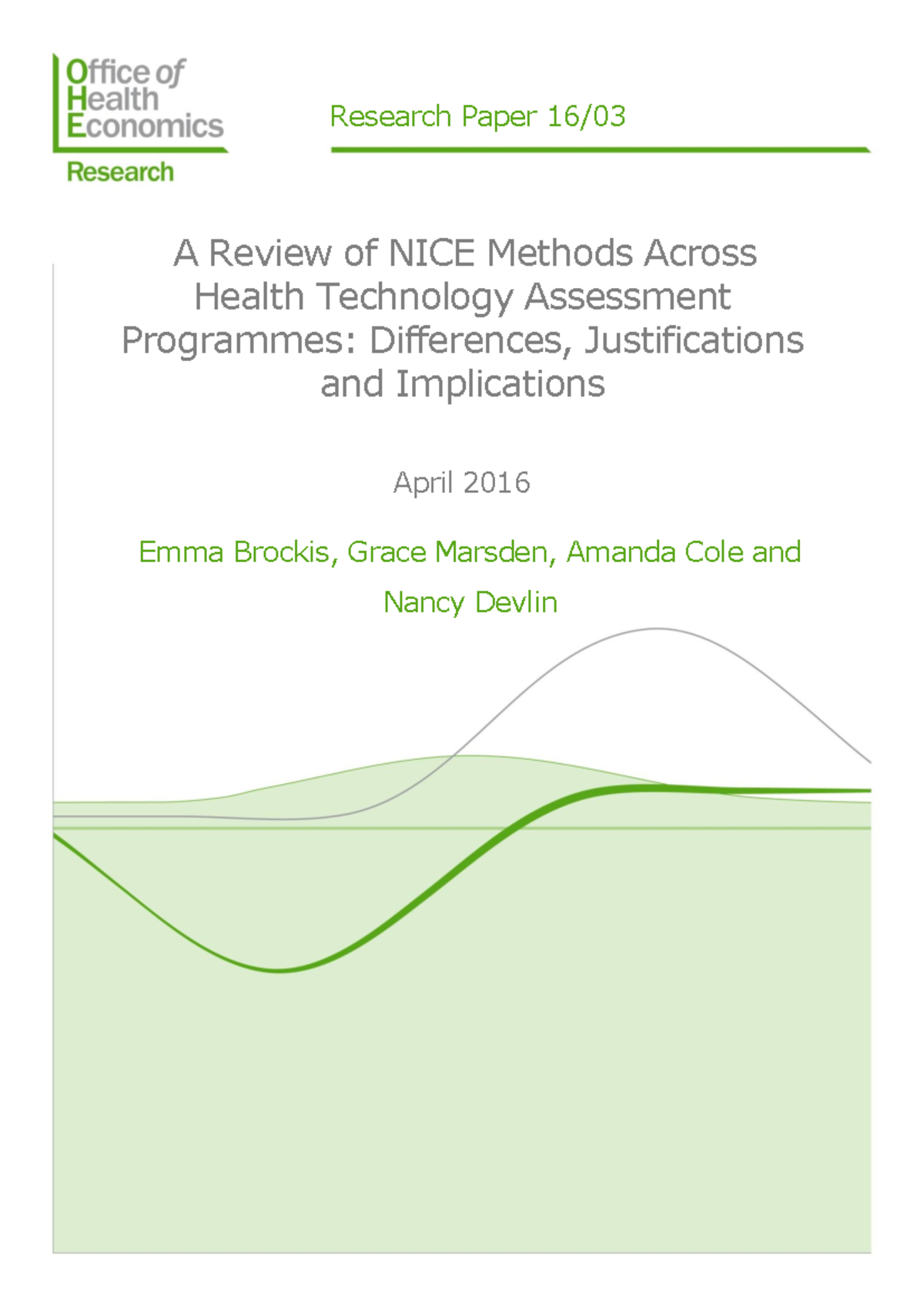 A Review of NICE Methods Across HTA Programmes - A Review of NICE ...