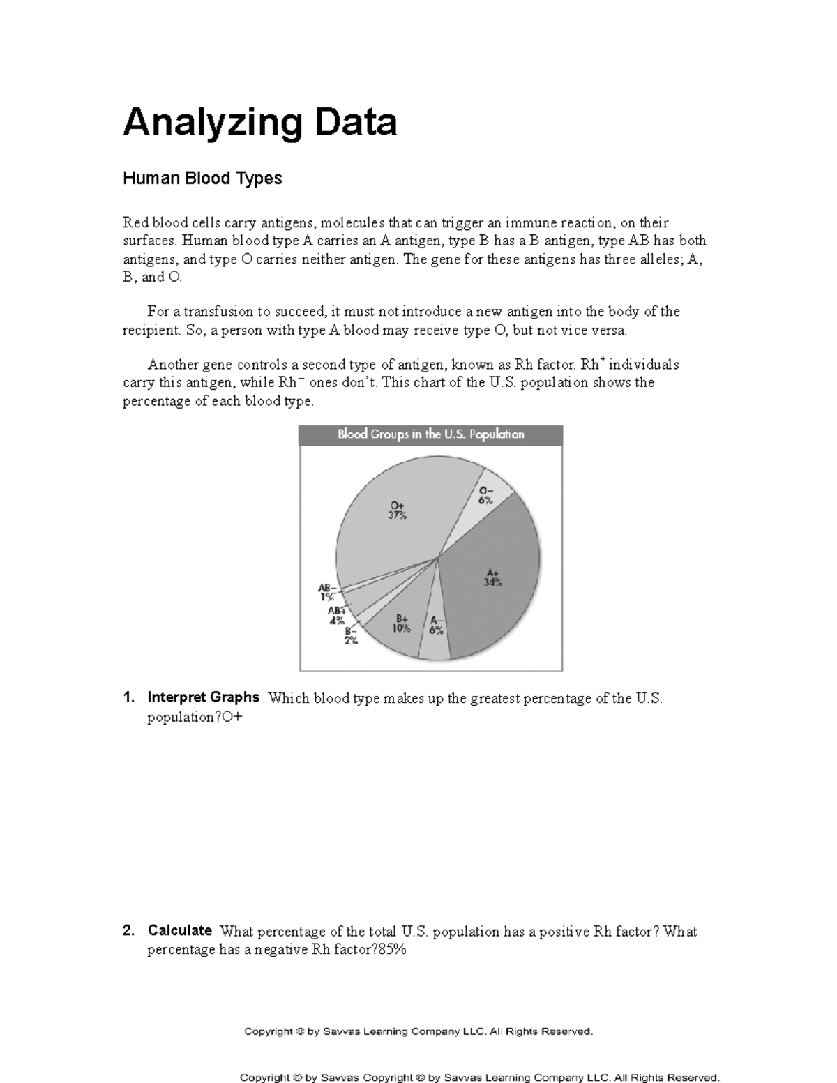 Trinityworkman - work - Analyzing Data Human Blood Types Red blood ...