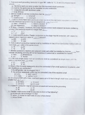 Electrical Circuits 1 - Lecture notes 1 - Electrical Circuits 1 The ...