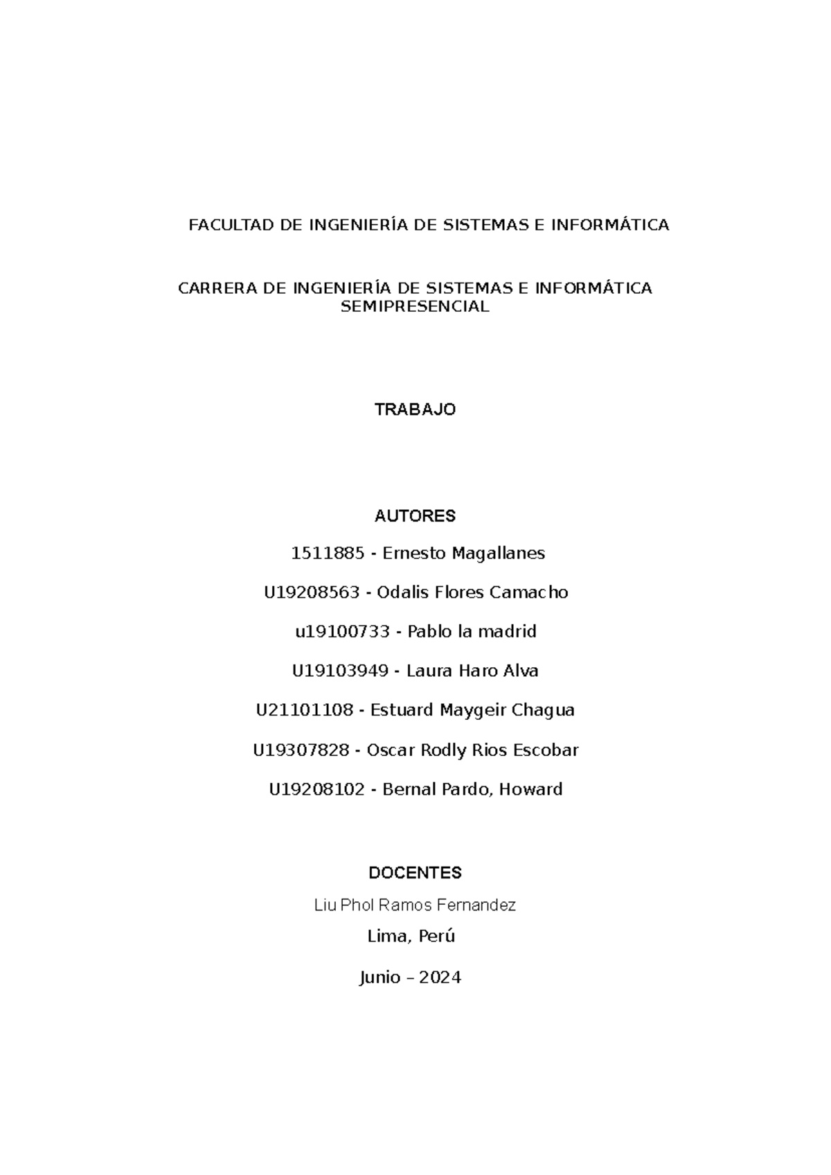 DOC-Kubernetes - asdads - FACULTAD DE INGENIERÍA DE SISTEMAS E ...