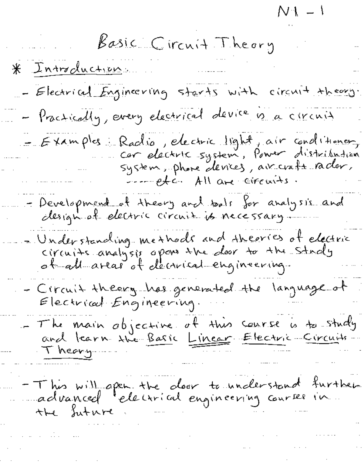 ECE225 CNotes 1 - Lecture notes 1 - M .. \ ‘ gMiC R C {rm/d4 Tkearv 7 ...