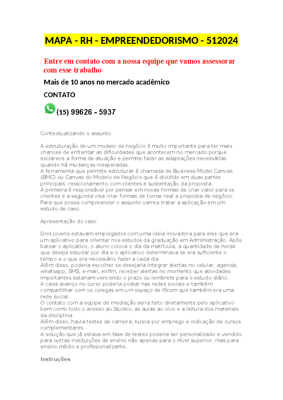 MAPA - RH - Empreendedorismo - 512024 - MAPA - RH - EMPREENDEDORISMO ...