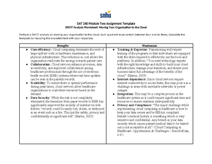 DAT 260 Project One - Use the feasibility proposal template linked in ...