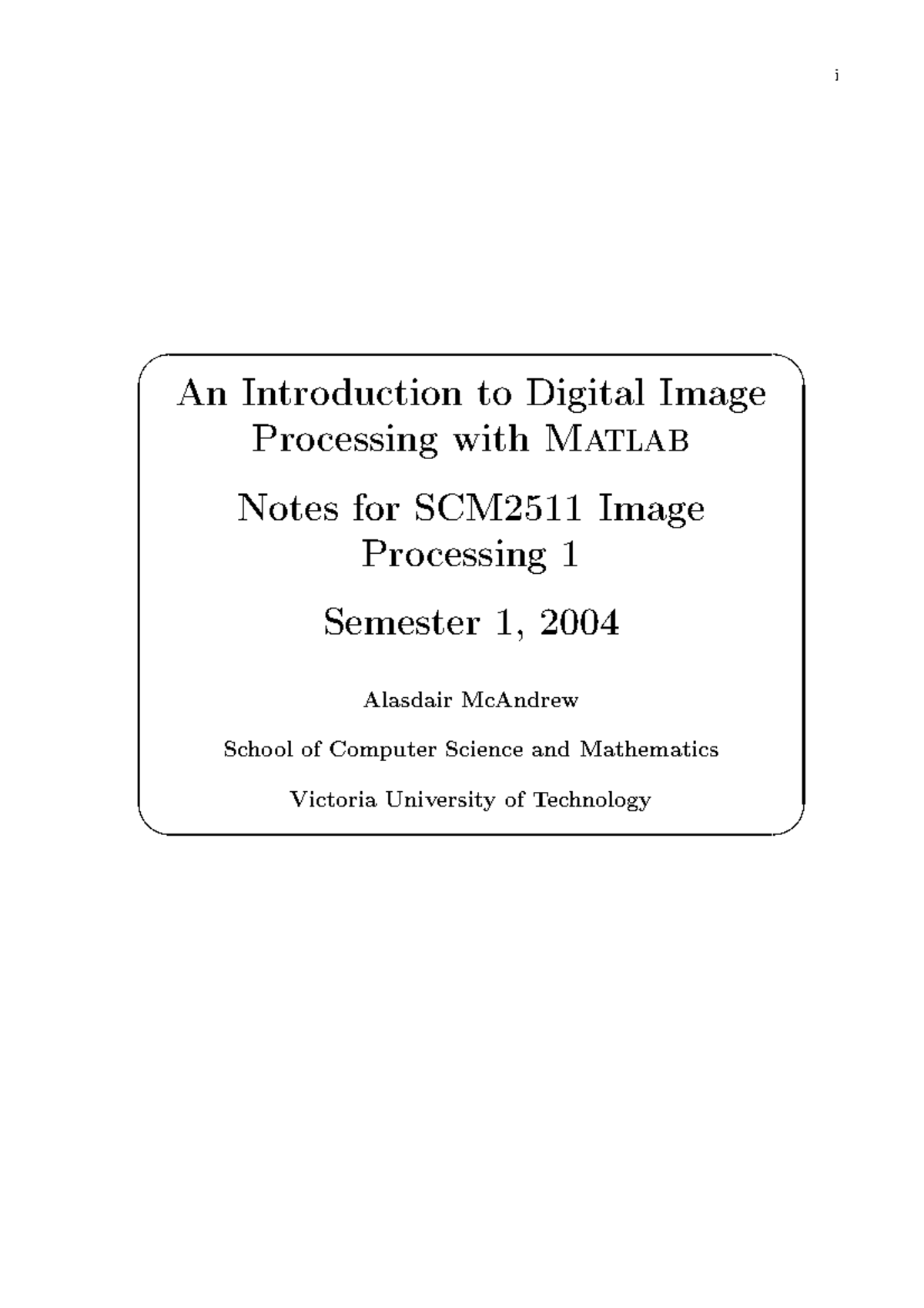 An Introduction to Digital Image - i An Introduction to Digital Image ...