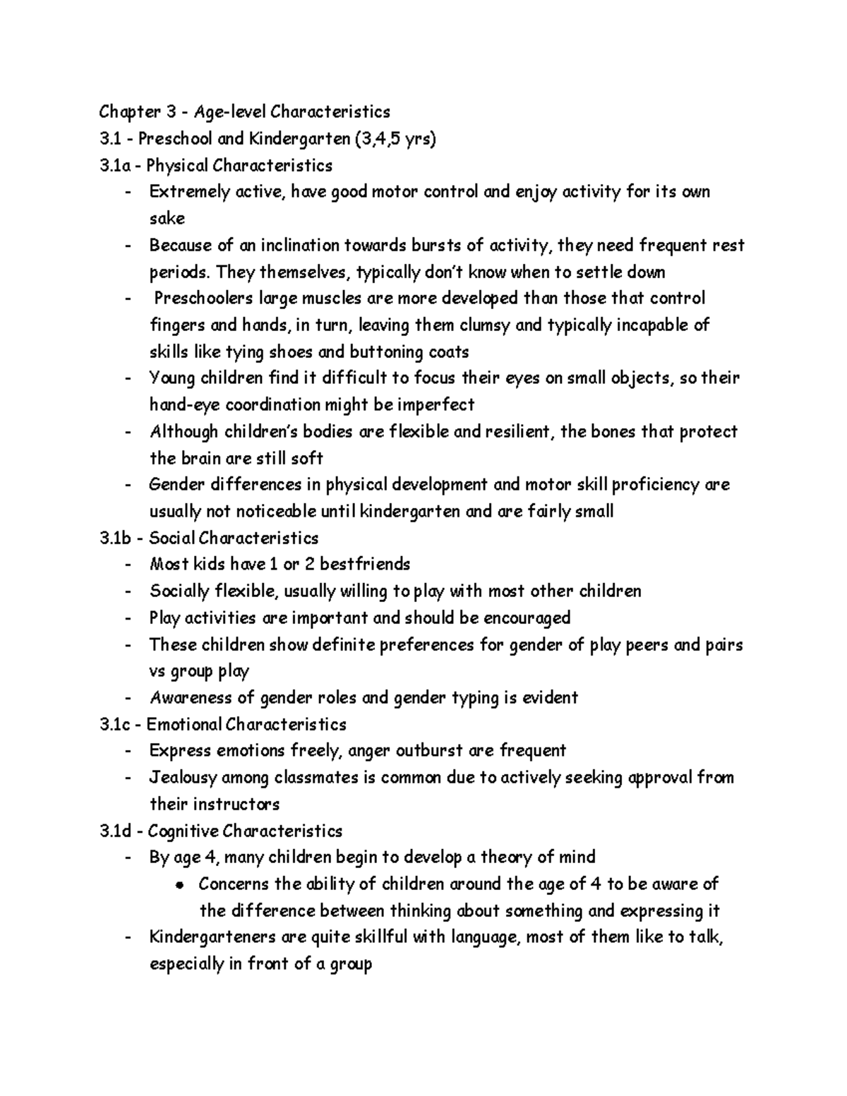 Chapter 3 - Ed Psy Notes - Snowman, Jack. Psychology Applied to ...