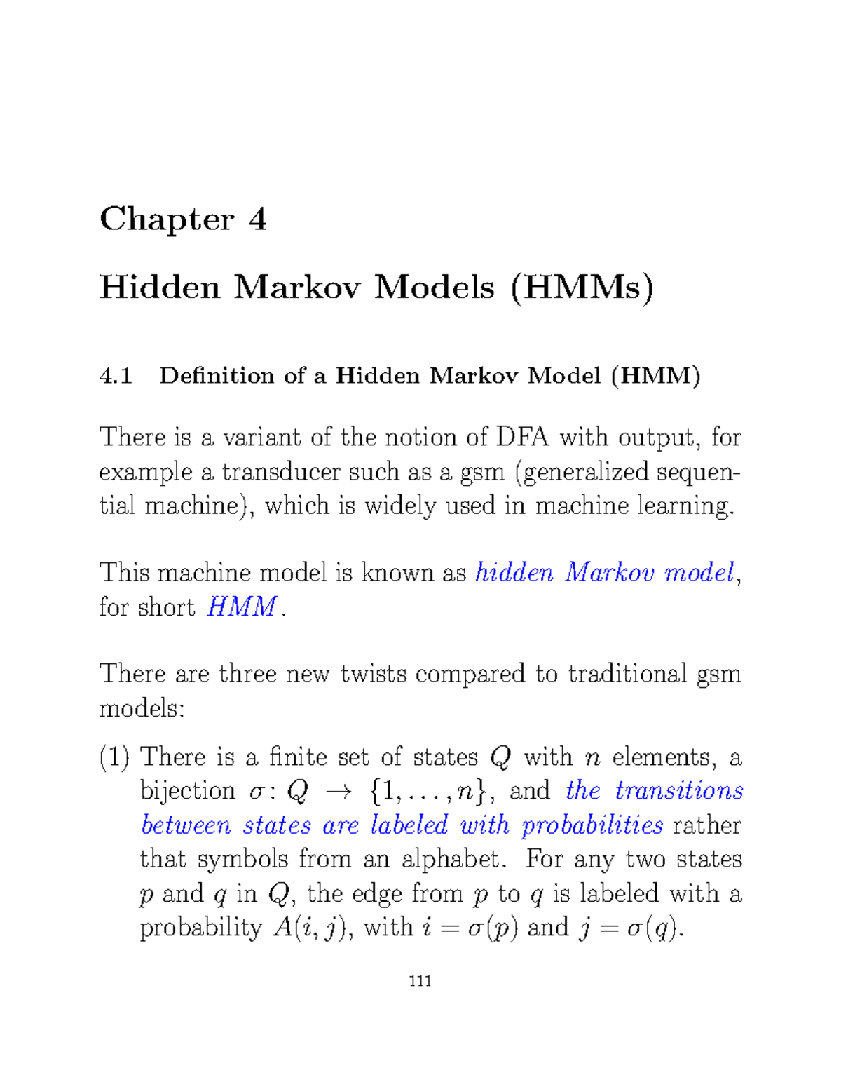 Cis262-hmm - practice materials - Chapter 4 Hidden Markov Models (HMMs ...