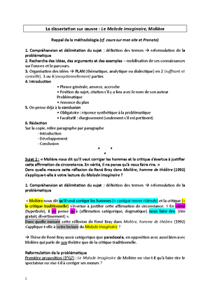 Dissertation explicative - 601-102-MQ : Littérature et imaginaire C ...